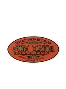 Detail: Chevy Parts » Chrysler Car Decal - Purolator Oil Filter and ...